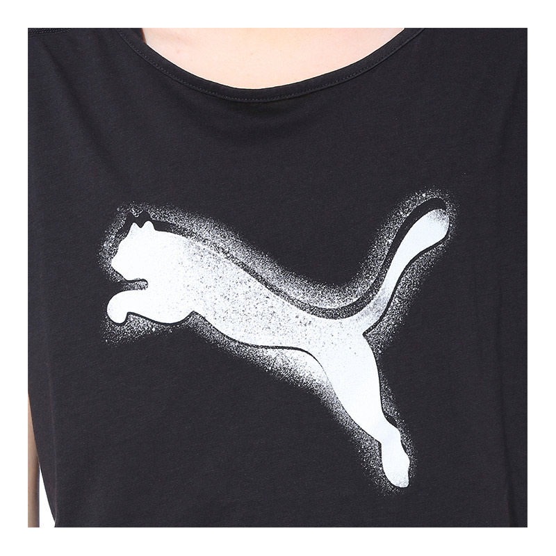 Buy Puma Studio Mesh Cat Yoga Tee Black Online