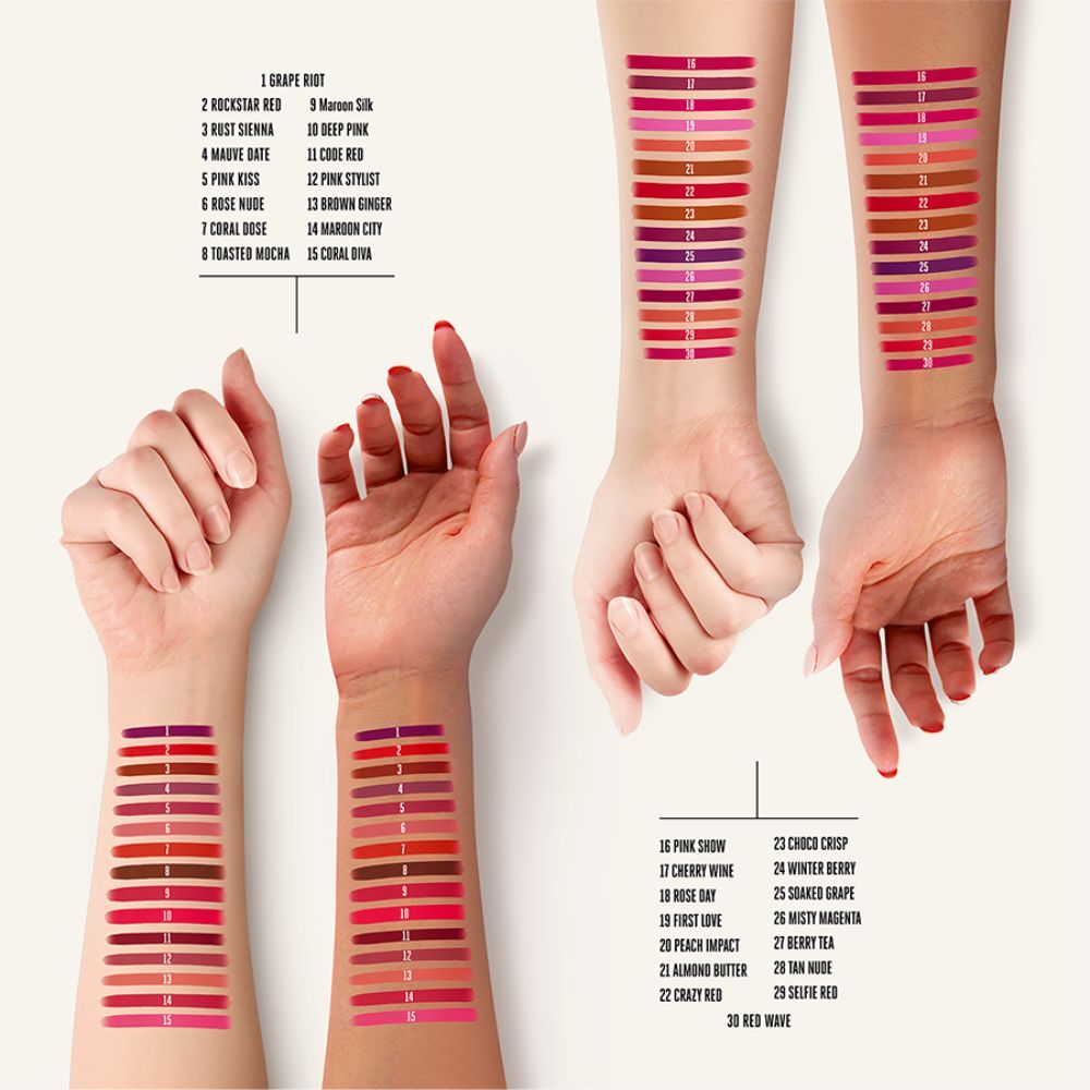 Elle 18 Color Pop Matte Lip Color: Buy Elle 18 Color Pop Matte Lip Color Online at Best Price in ...