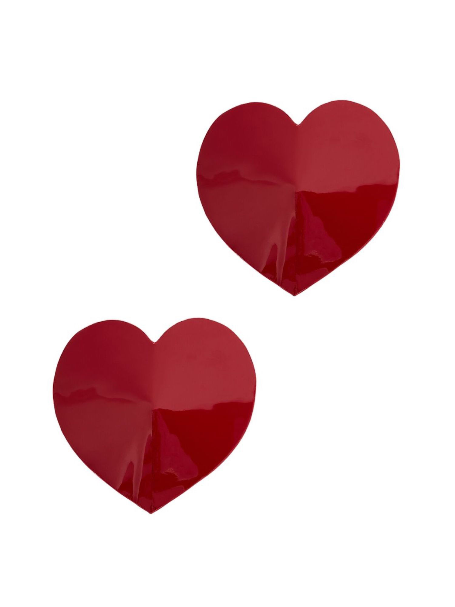 Buy ButtChique Red Heart Passion Leather Pasties 1 Pair, 20 Strips of ...