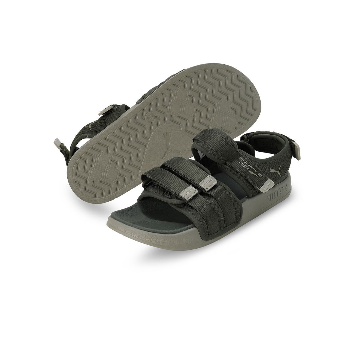 Buy Puma Leadcat City Unisex Green Sandals Online