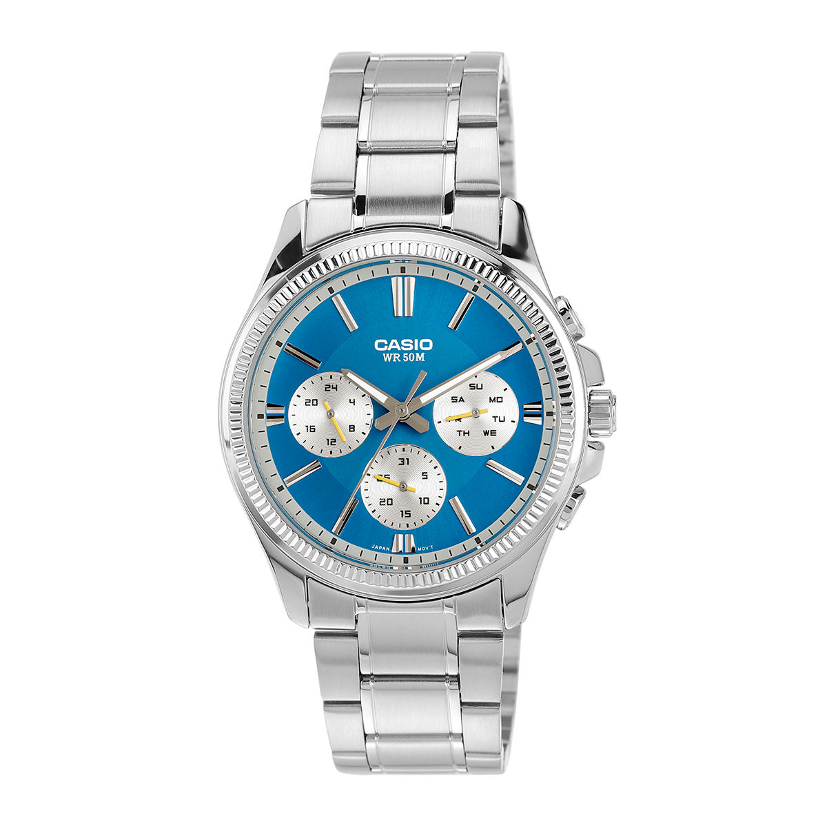 Buy Casio Enticer Men Blue Dial Analog Watch - MTP-1375D-2A2VDF (M) Online