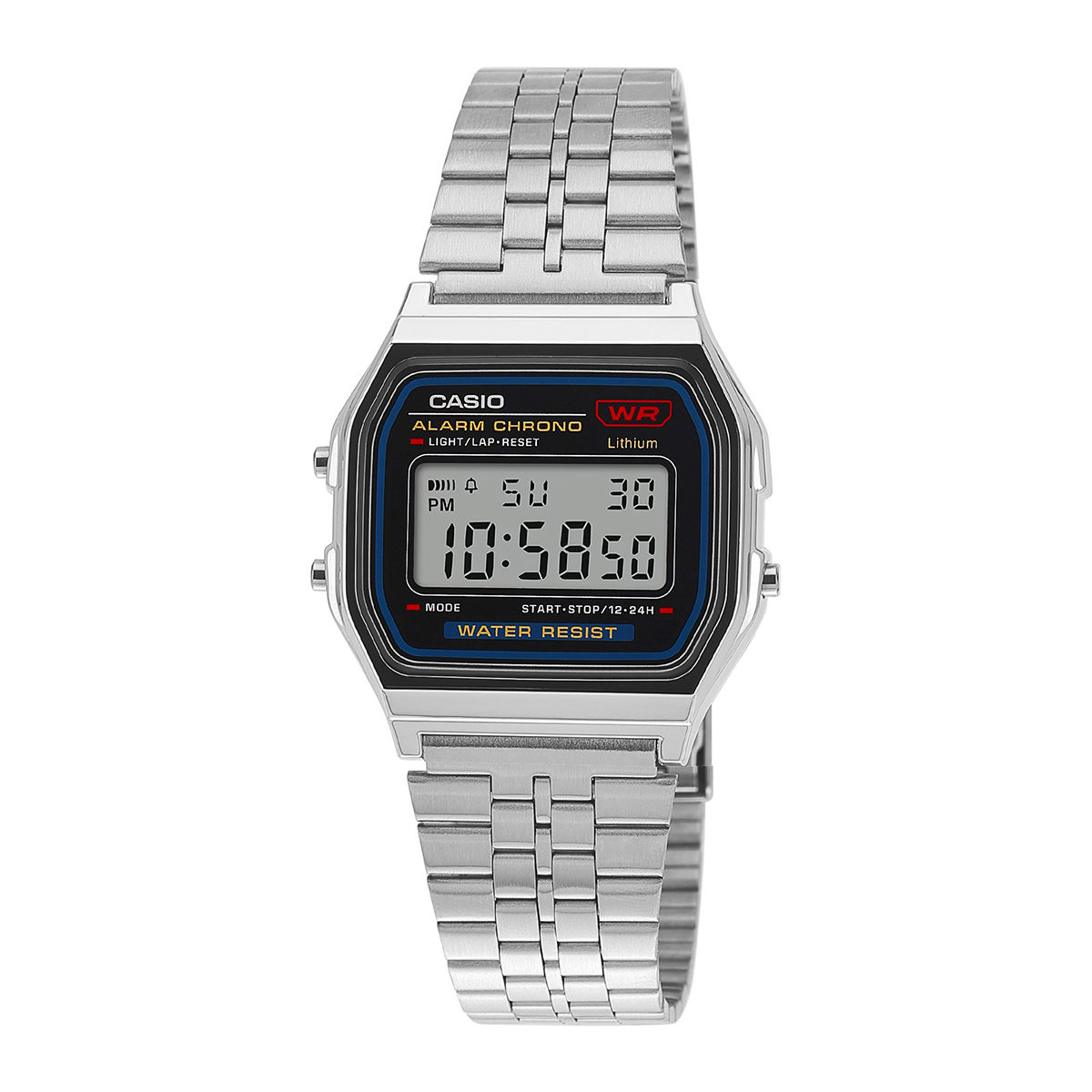 Buy Casio Unisex Vintage Series Black Dial Digital Watch - A159W-N1DF ...
