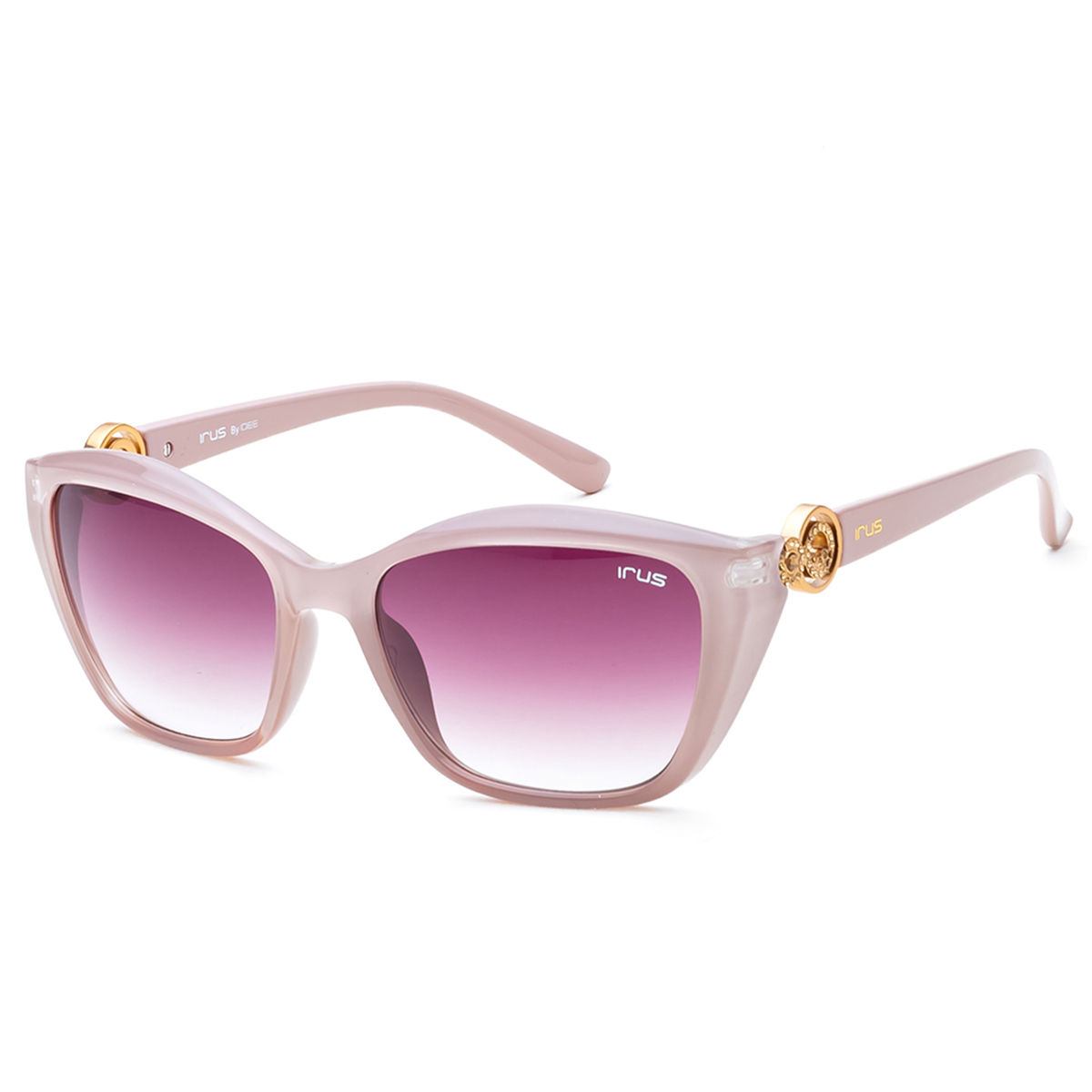 Buy IRUS Women Full UV Protected Pink Lens Sunglasses - IRS1295C4SG Online