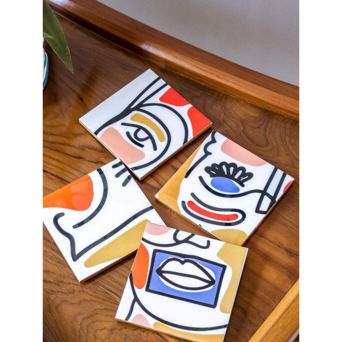 Freedom Tree Multi-colored Faces Coaster: Buy Freedom Tree Multi ...