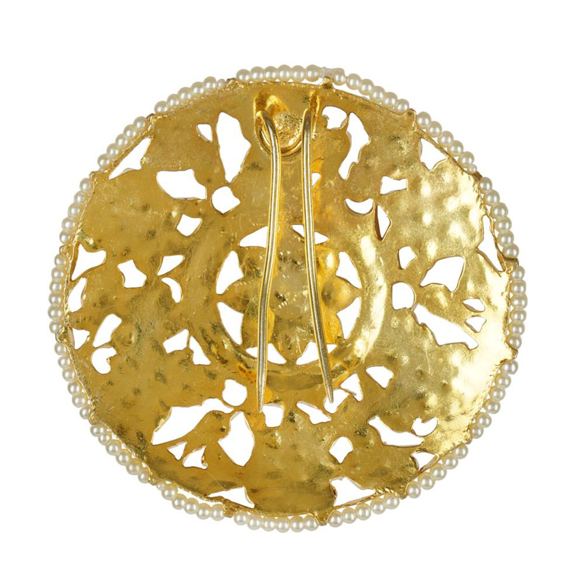 Buy Auraa Trends 22Kt Gold Plated Kundan Classic Juda Pin for Women Online