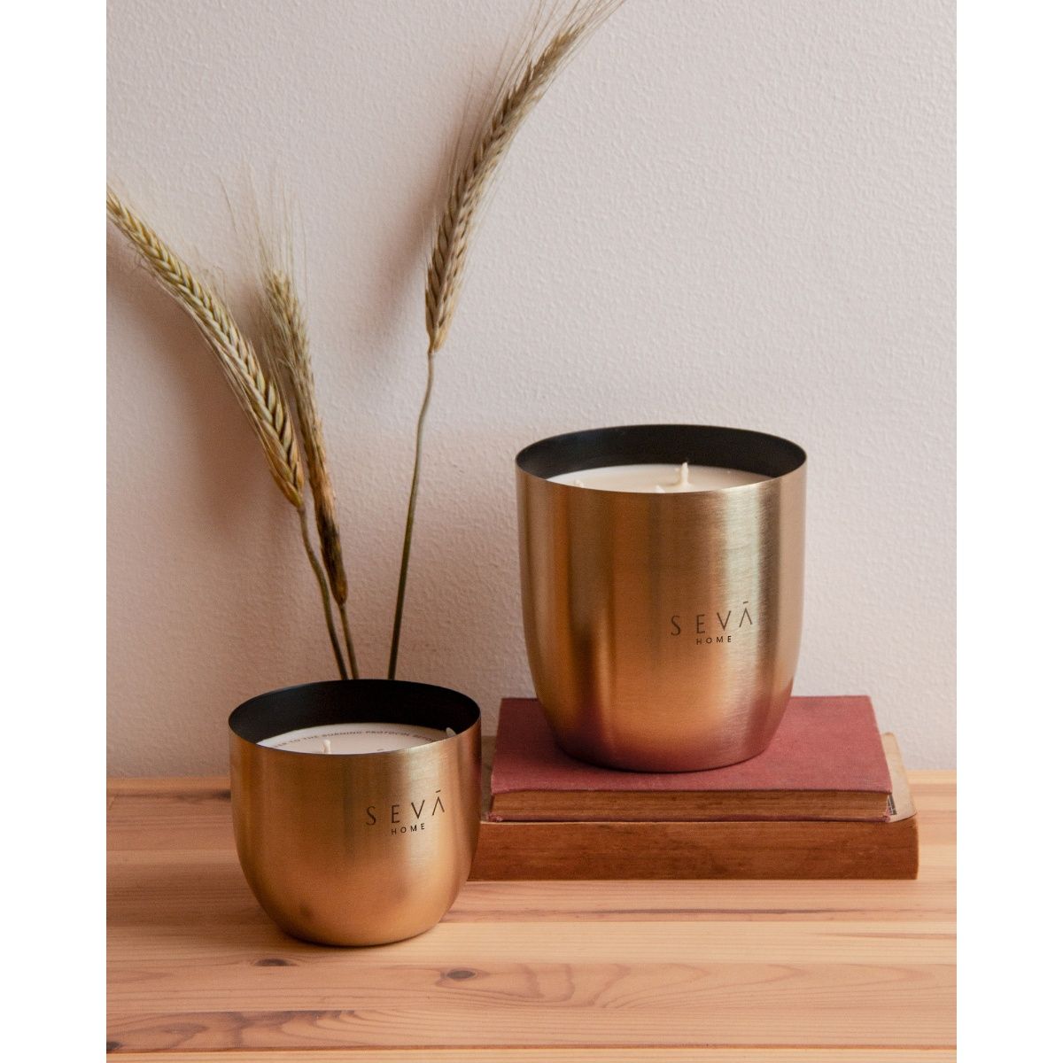 Buy SEVA HOME Heirloom Bloom Candle Set Luxury Gifting 40-55 Hour Burn ...