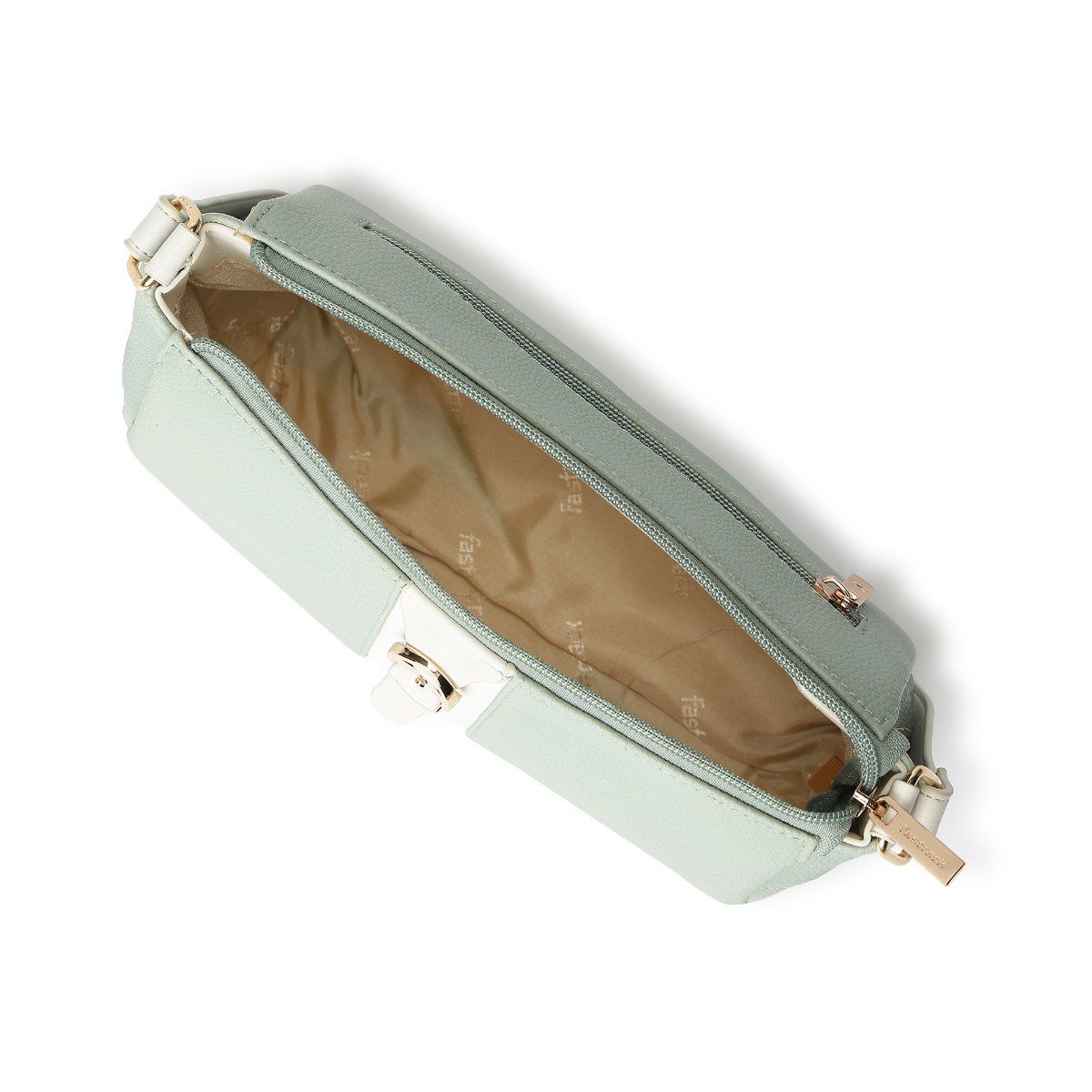 Buy Fastrack Green Solid Soft Serve Handbag Online