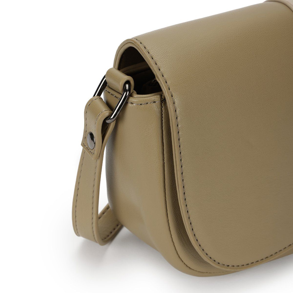 Buy Fastrack Olive Solid On The Go Sling Bag Online