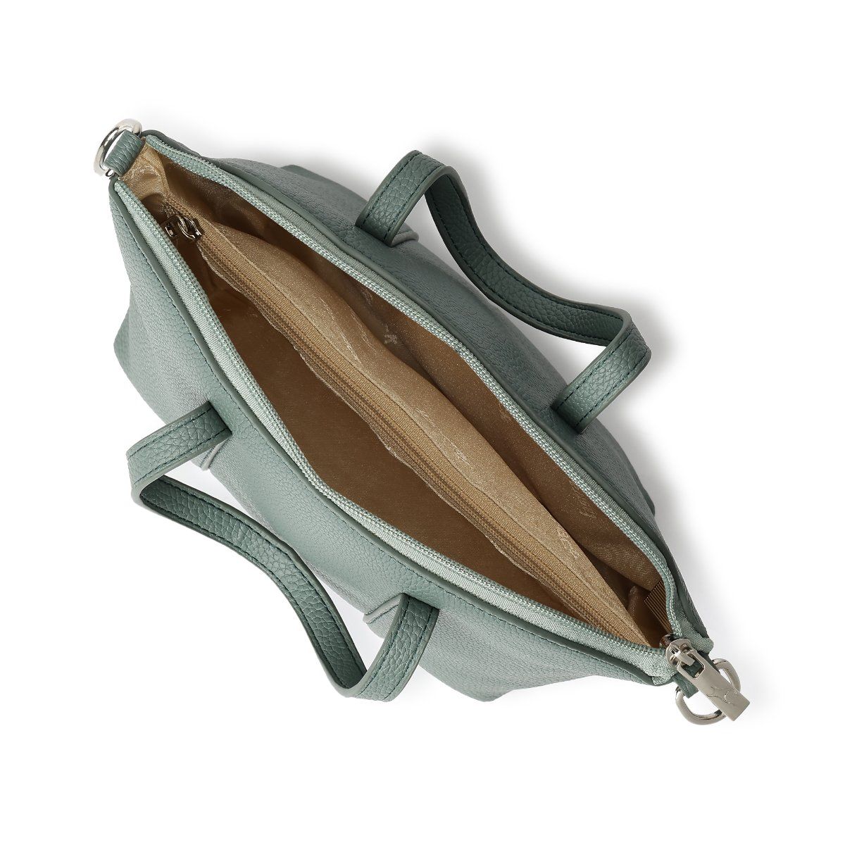 Buy Fastrack Green Textured Smooth Talker Sling Bag Online