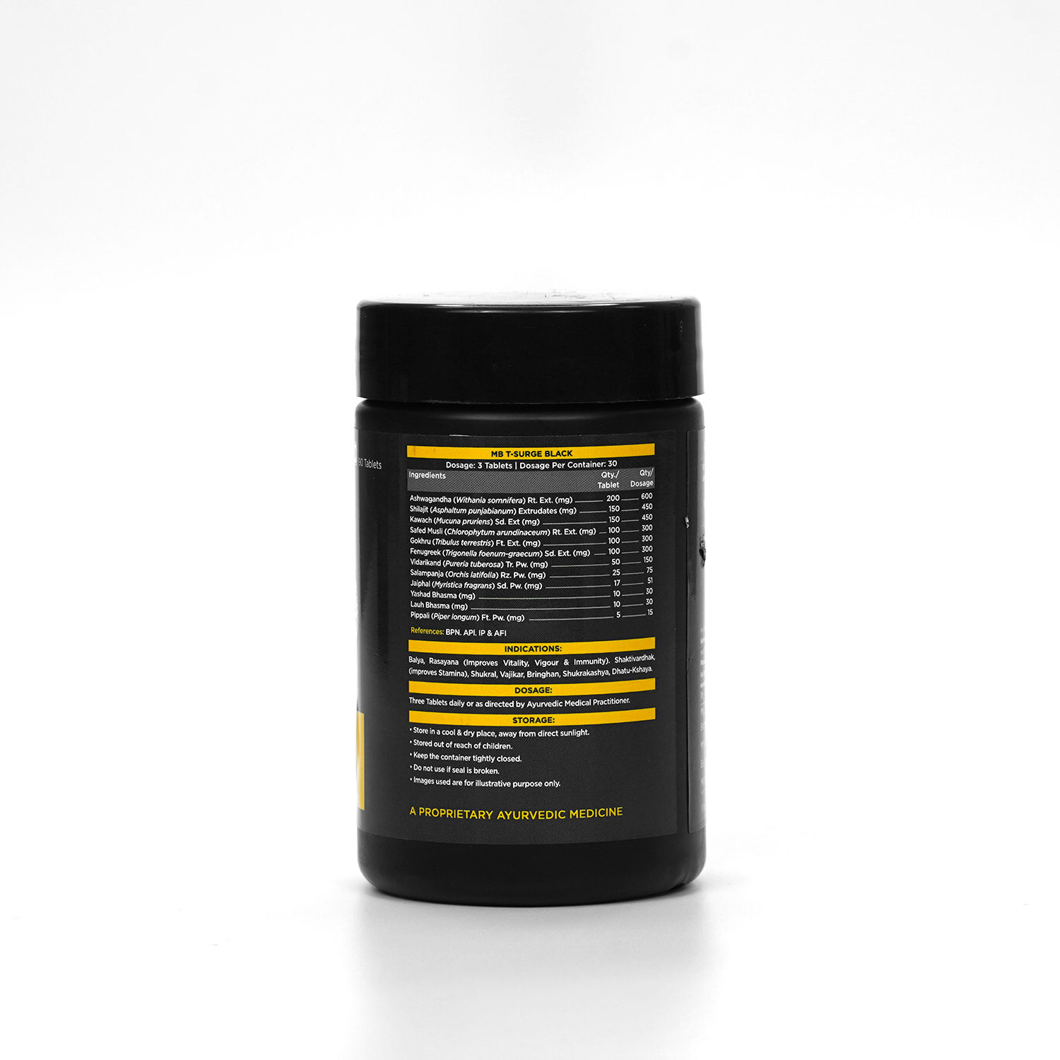 MuscleBlaze T-Surge Black Testosterone Booster For Men: Buy MuscleBlaze ...