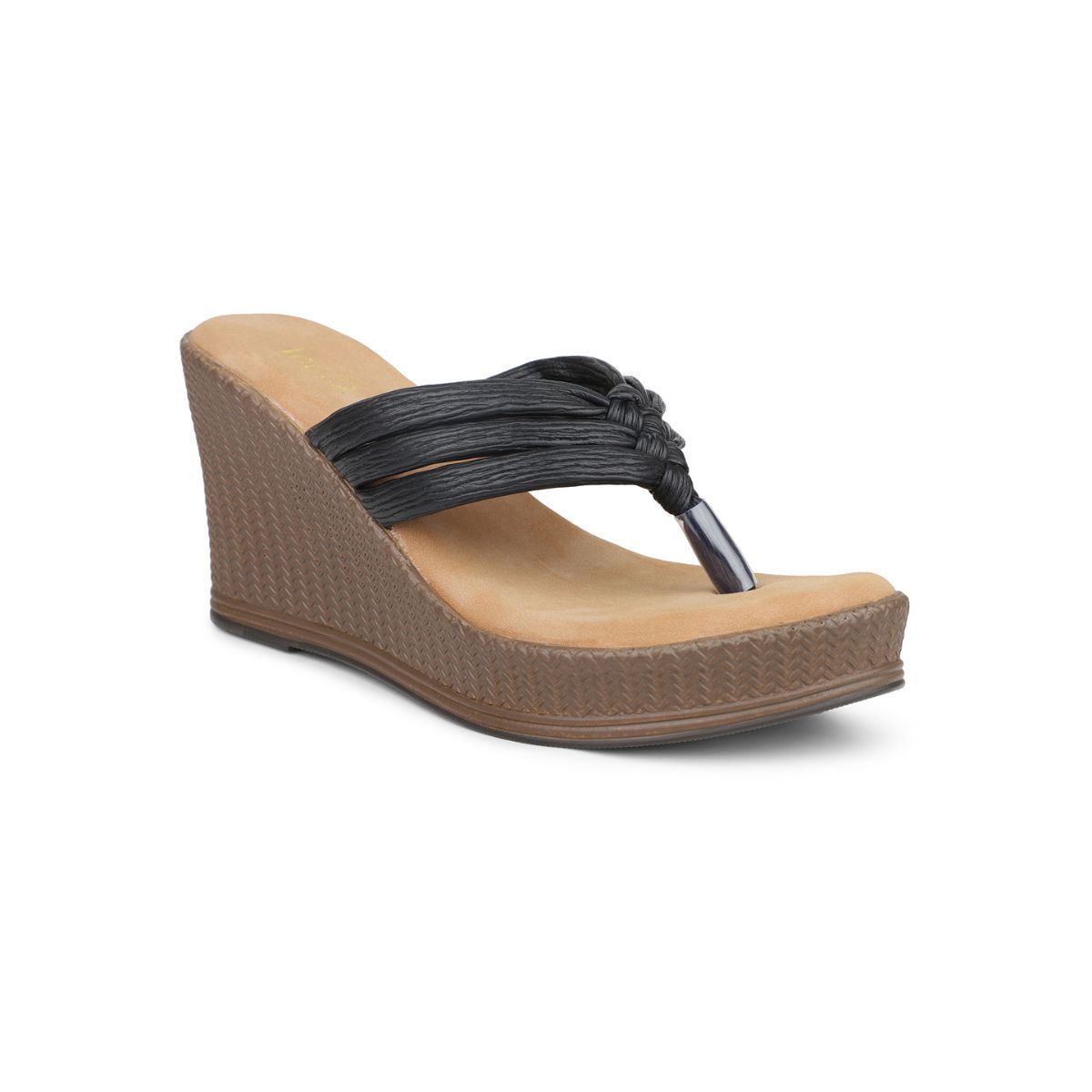 Buy Inc.5 Women Black Party Wedges Online