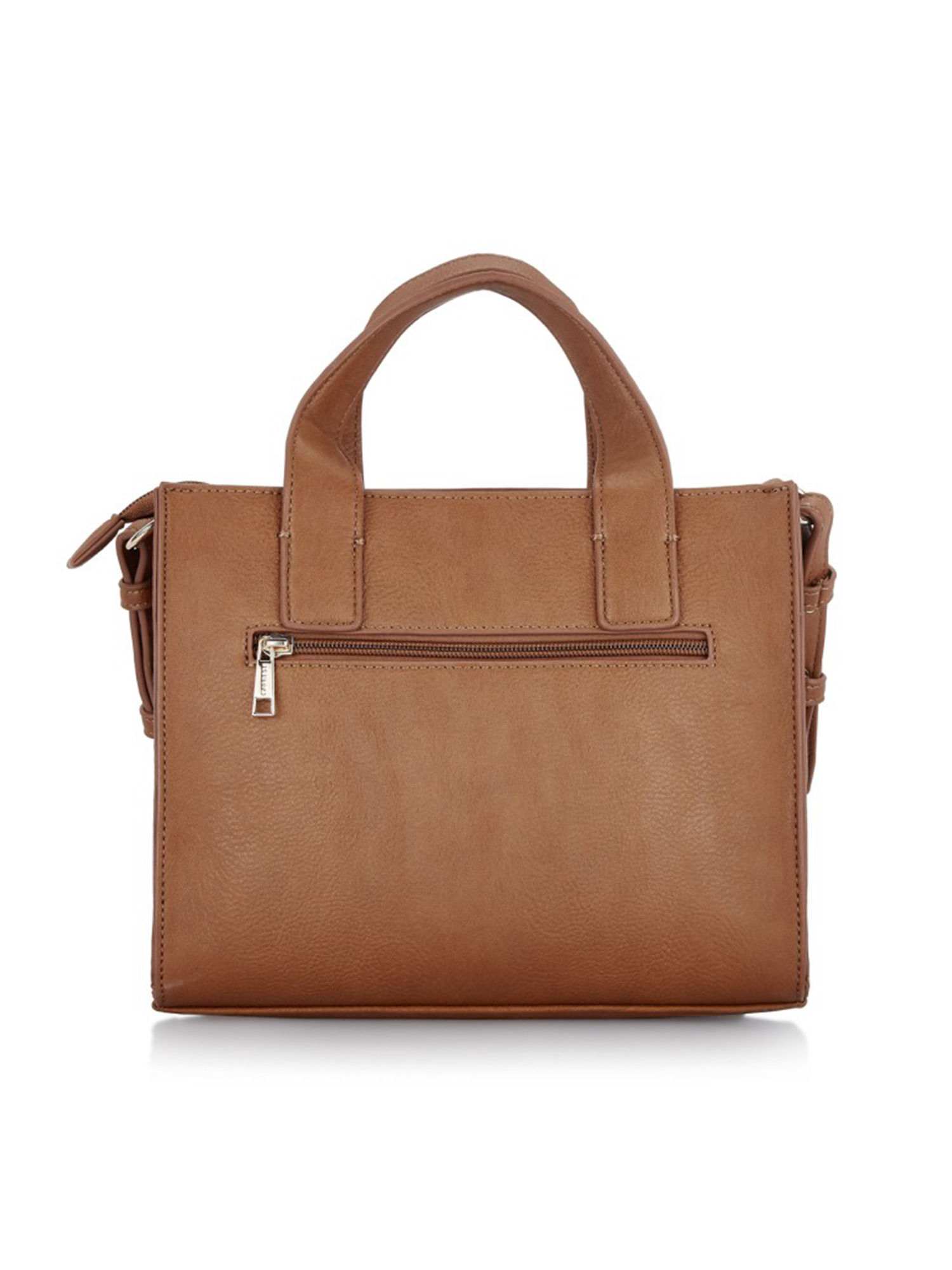 Buy Caprese Monna Small Tan Satchel Bag Online