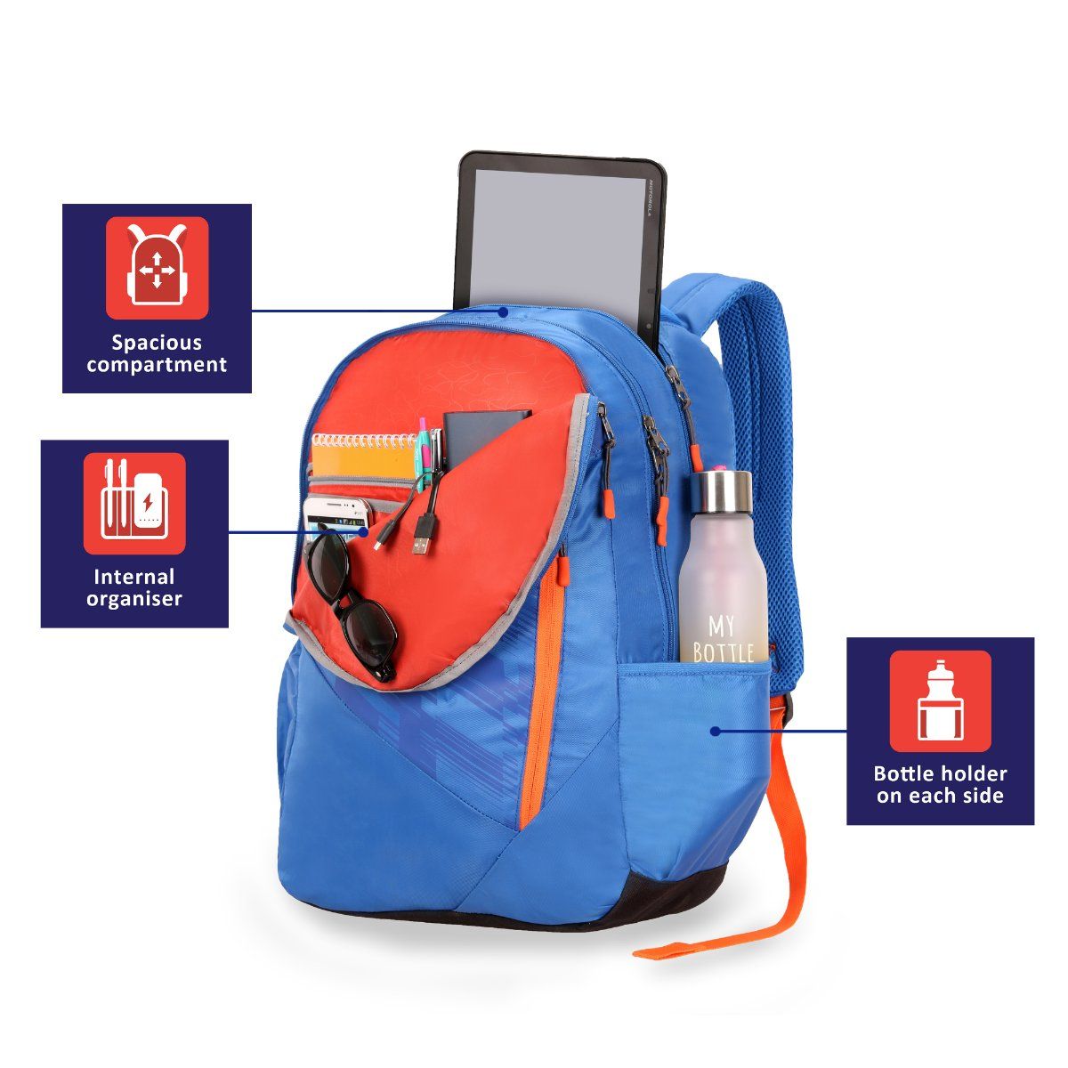 Buy Lavie Sport Jarvis Backpack- School Bag Online