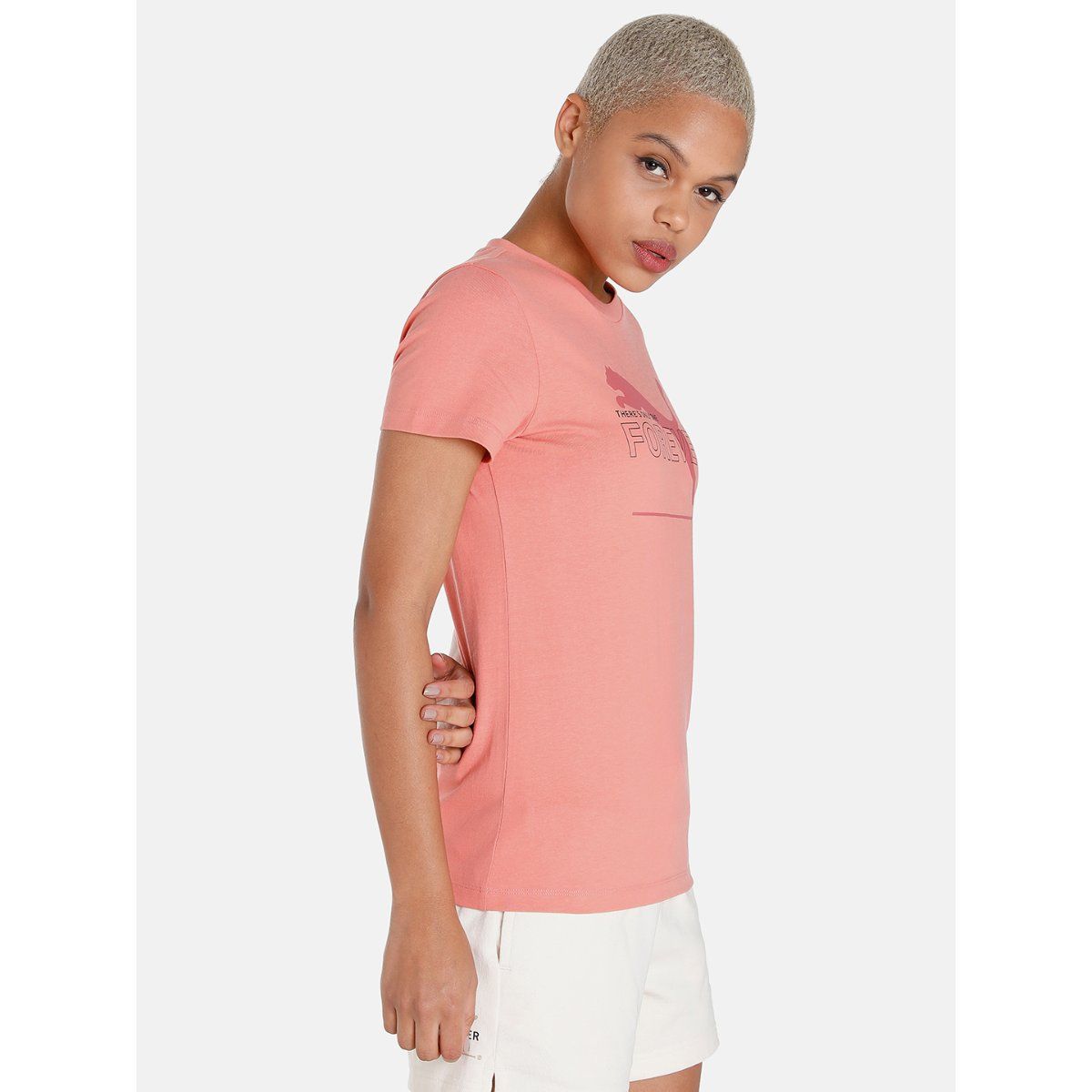 Buy Puma Ess Better Womens Pink T-shirt Online