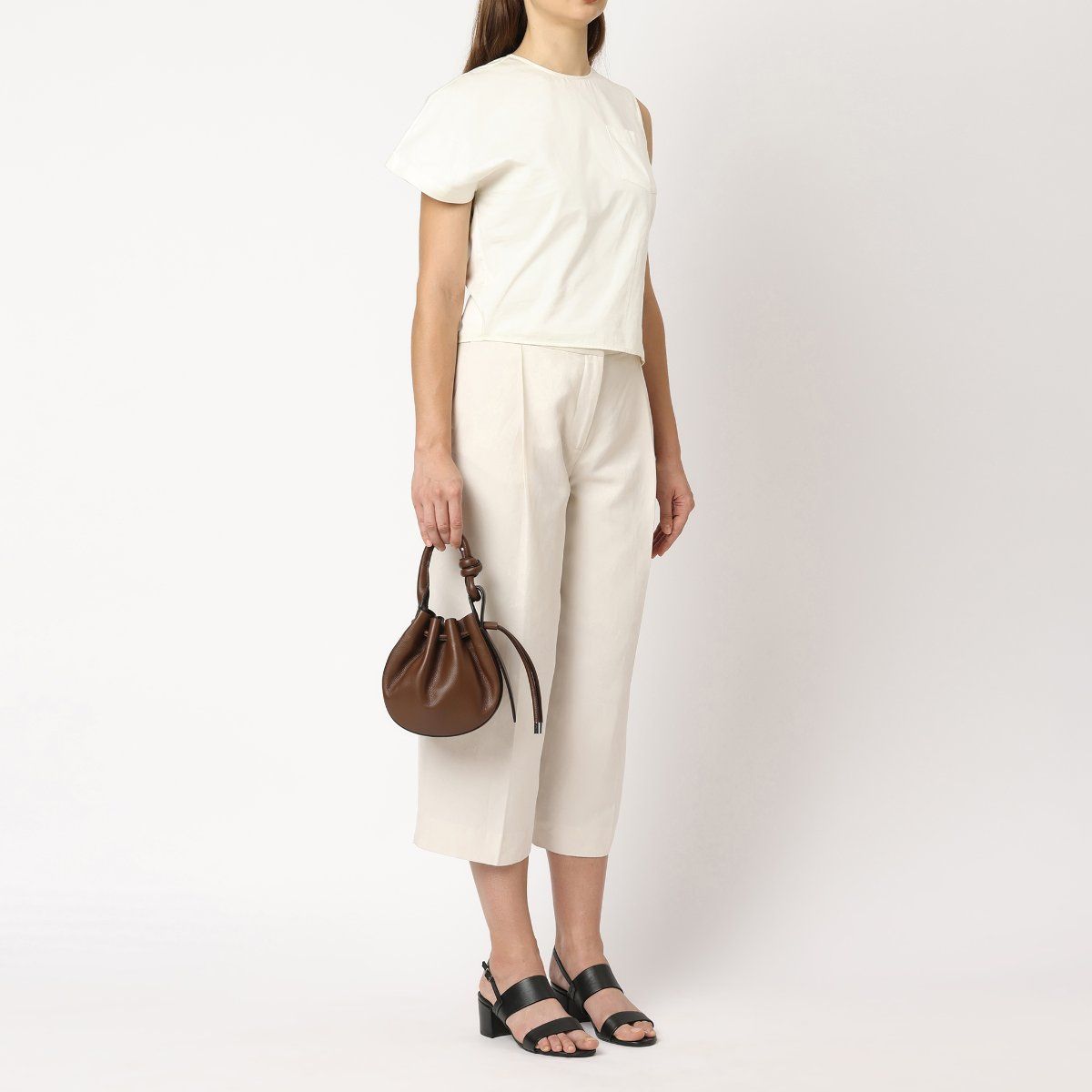 Buy Behno New York Ina Mini Crossbody Potli Bag - Brown Online