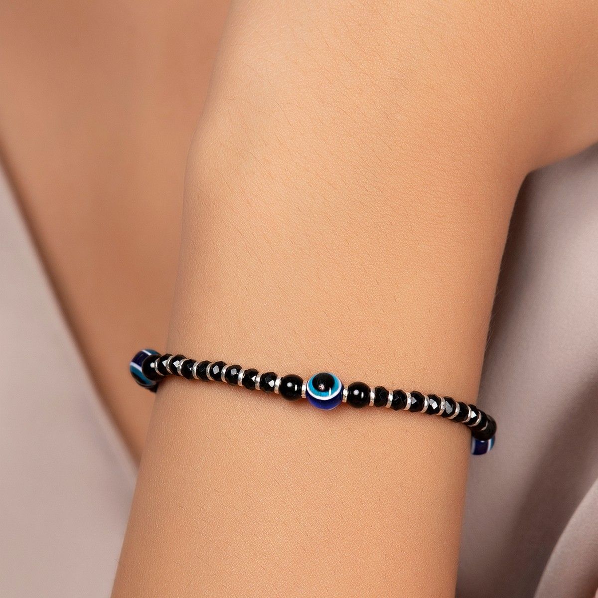 Buy Zavya Classy Evil Eye 925 Sterling Silver Bracelet Online