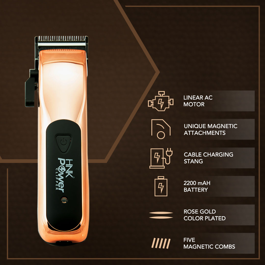 Buy HNK Power Hair Cutting Clipper/Trimmer 5 Magnatic Combs 2200Mah ...