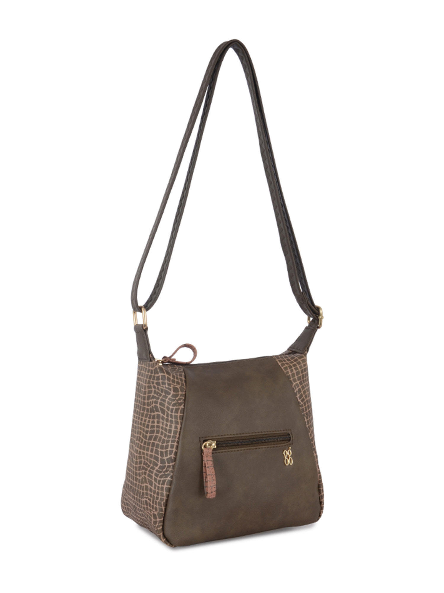 Baggit Lxe4 Tribble Y G Z E Carmin Brown Sling Bag: Buy Baggit Lxe4 ...