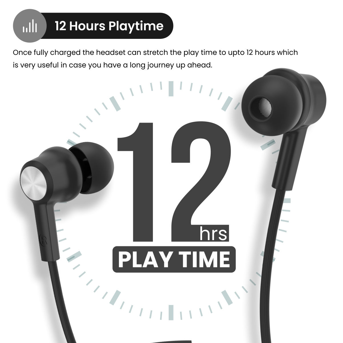 Buy Portronics Harmonics 400 Bluetooth Sports Headset With 12Hrs ...