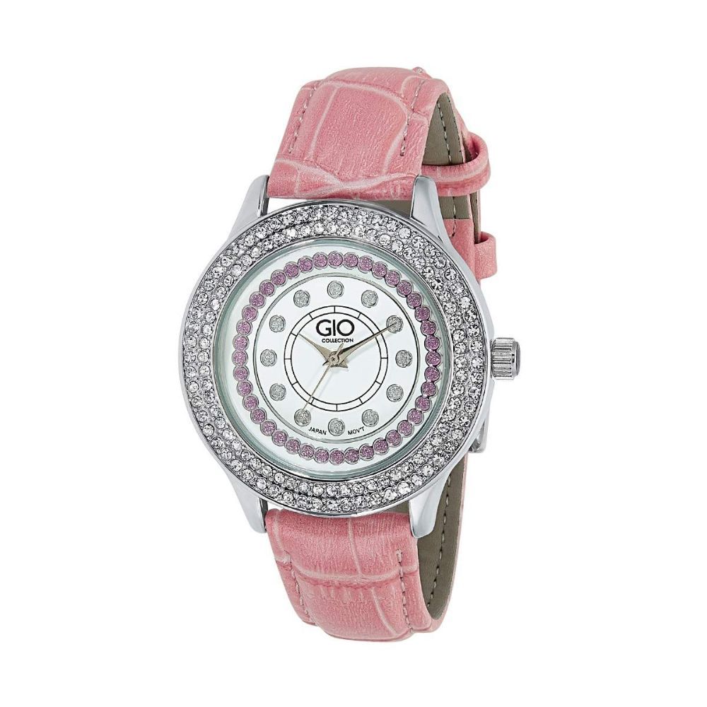 Buy Gio Collection Women's Silver Round Analogue Watch Online