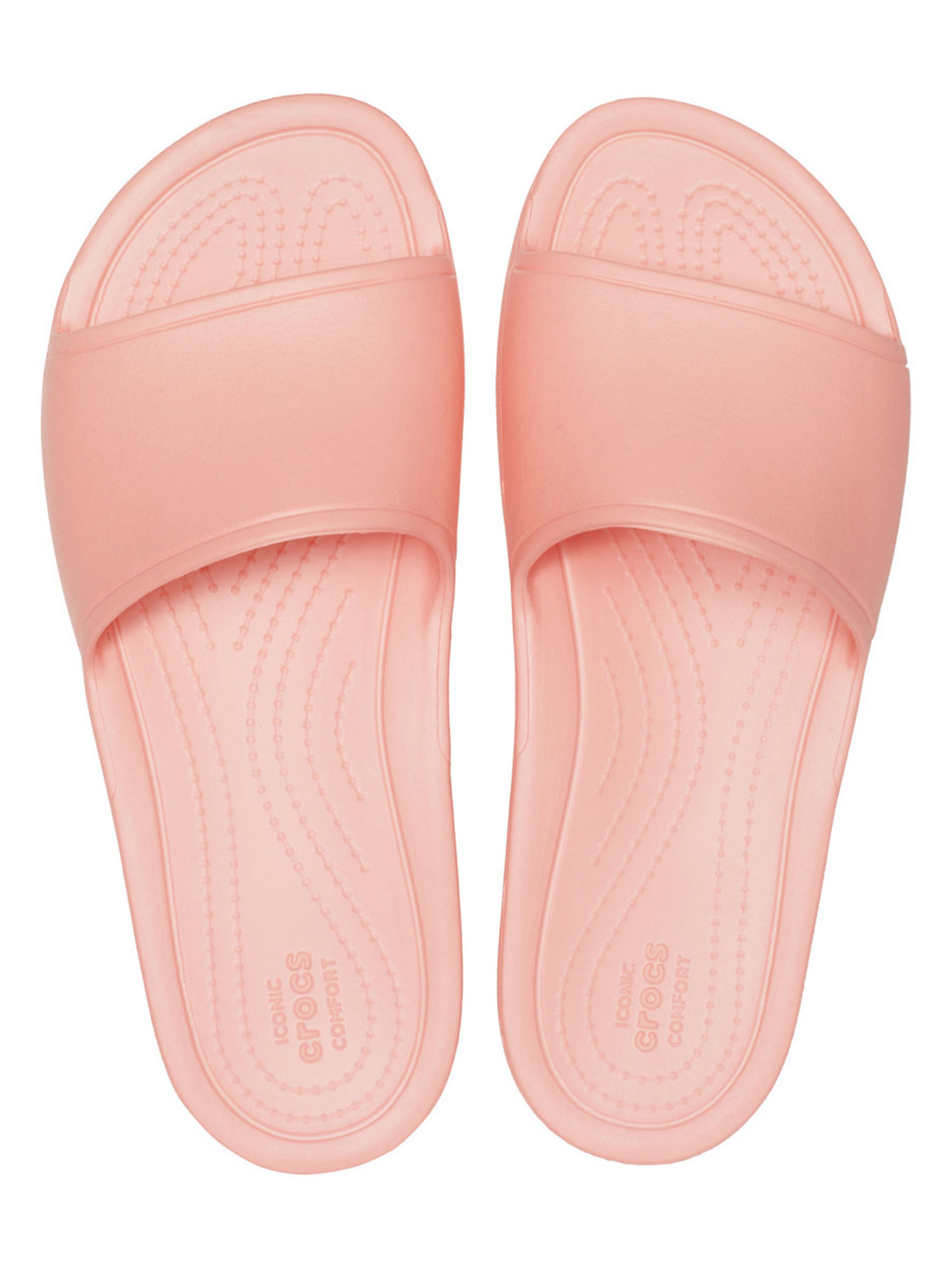 Buy Crocs Sloane Peach Slides Online