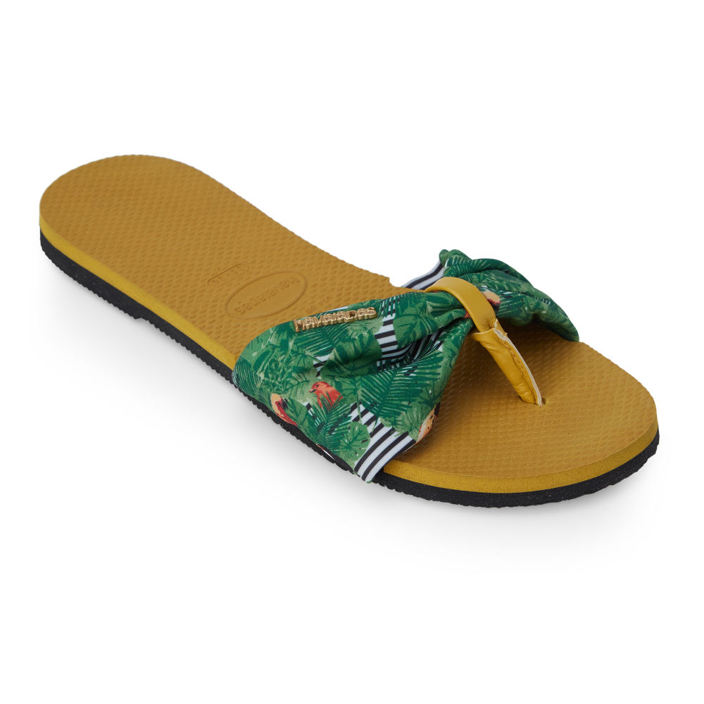 Havaianas Yellow Sandalias You St Trop FC PR Flats - EURO 39-40: Buy ...