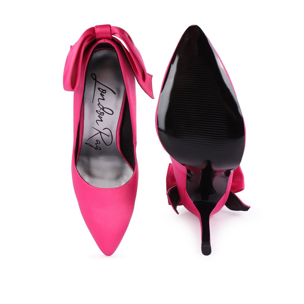 London Rag Solid Fuchsia Pumps: Buy London Rag Solid Fuchsia Pumps ...