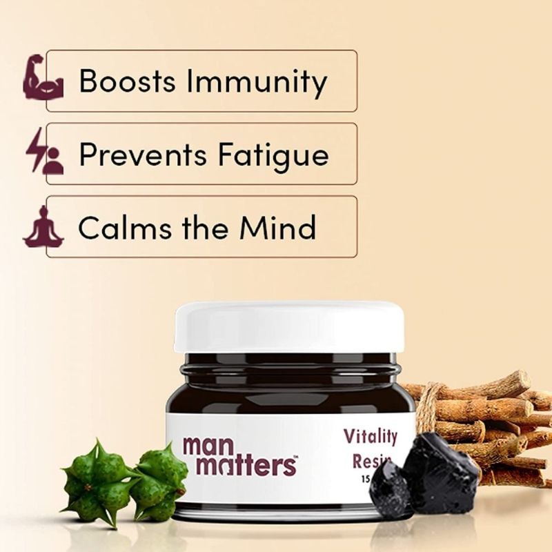 Man Matters Original Himalayan Shilajit Resin With Ashwagandha ...
