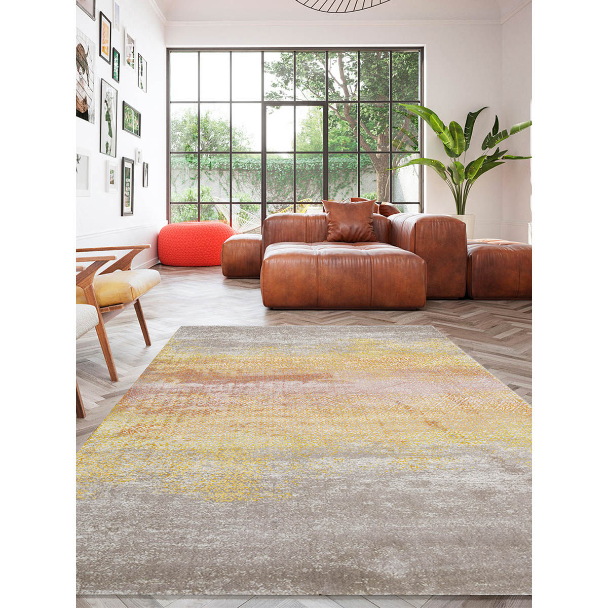 Buy Ddecor Live Beautiful Multi -Polypropylene-Large-Rug-Bloom Online