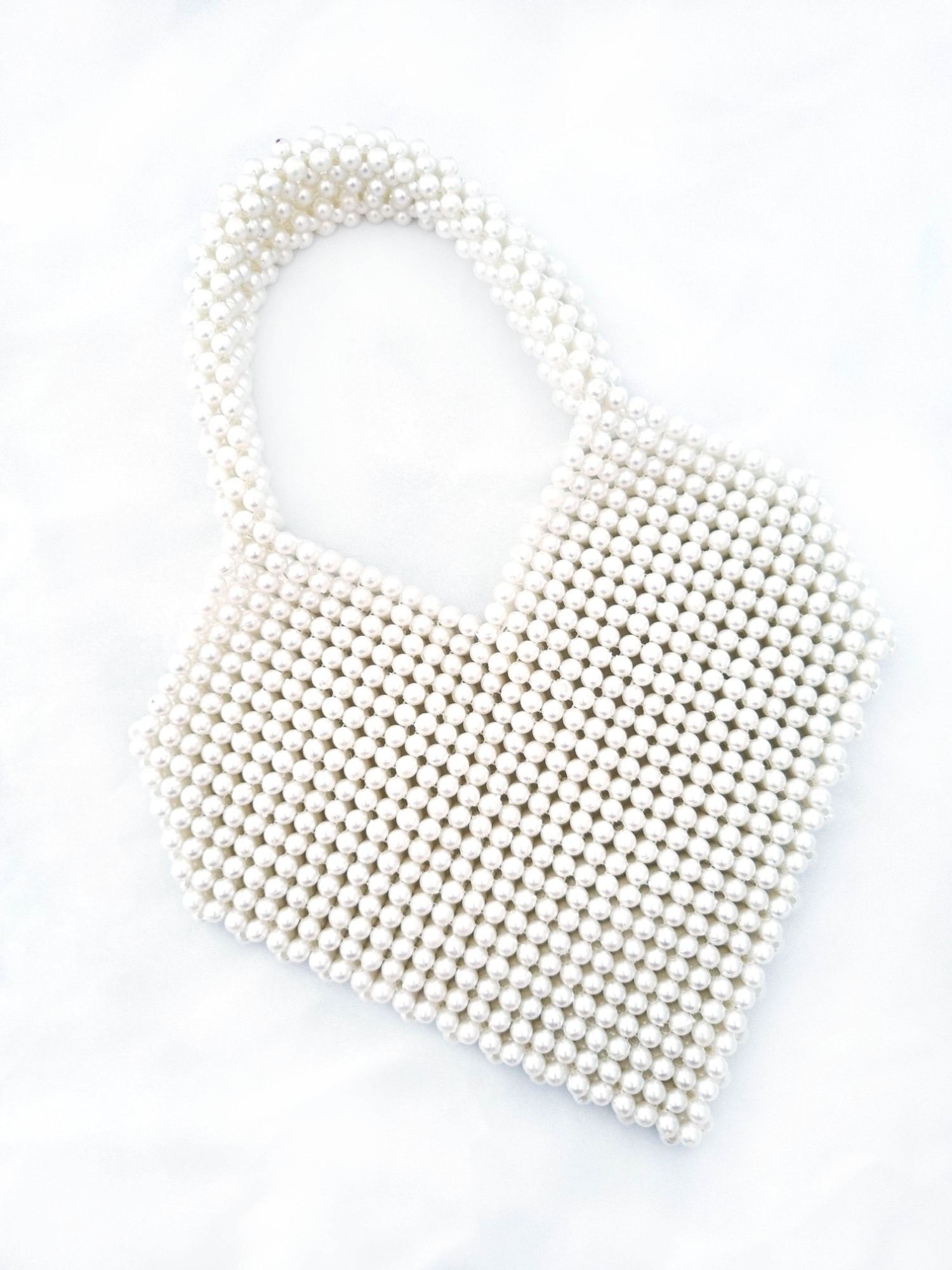 Buy A Clutch Story Love Inspo Pearl Wristlet HandBag Online