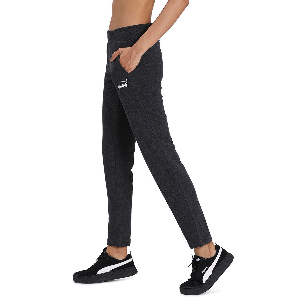 Buy Puma Essentials Womens Grey Sweatpants Online