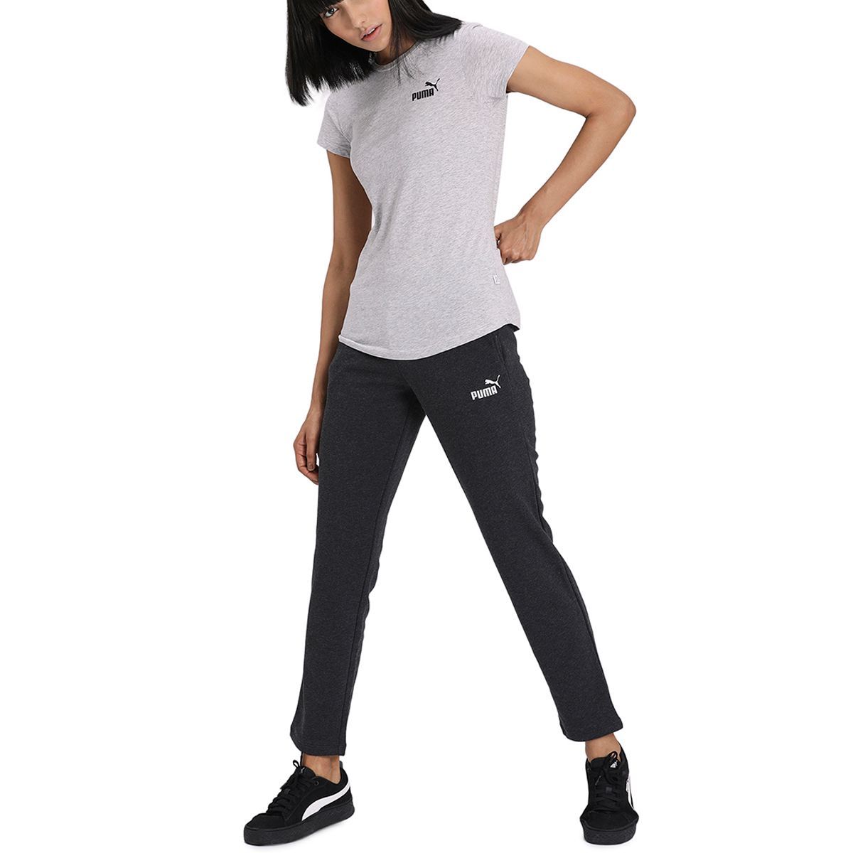 Buy Puma Essentials Womens Grey Sweatpants Online