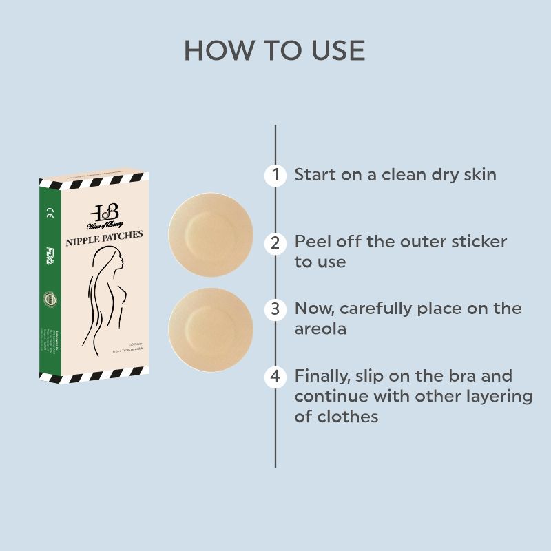 House Of Beauty Nipple Patches ( 50 Pcs): Buy House Of Beauty Nipple ...