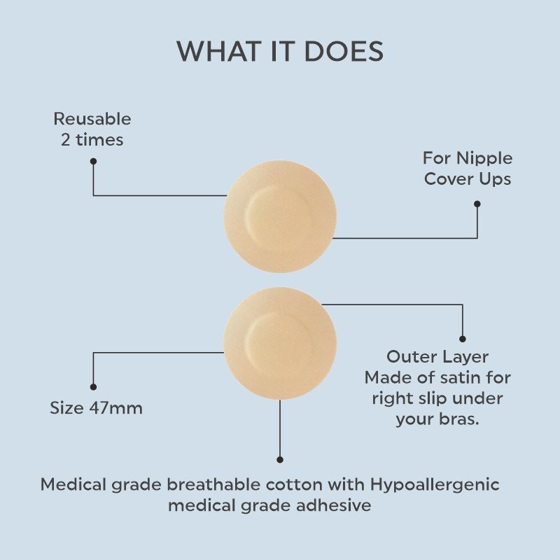 House Of Beauty Nipple Patches ( 50 Pcs): Buy House Of Beauty Nipple ...