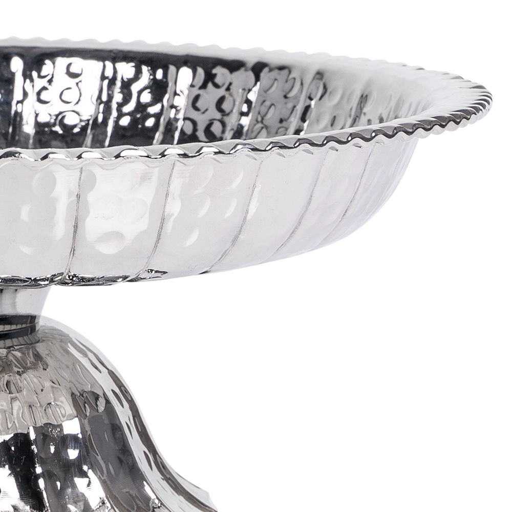 Buy Pure Home + Living Large Silver Decorative Plate (1) Online