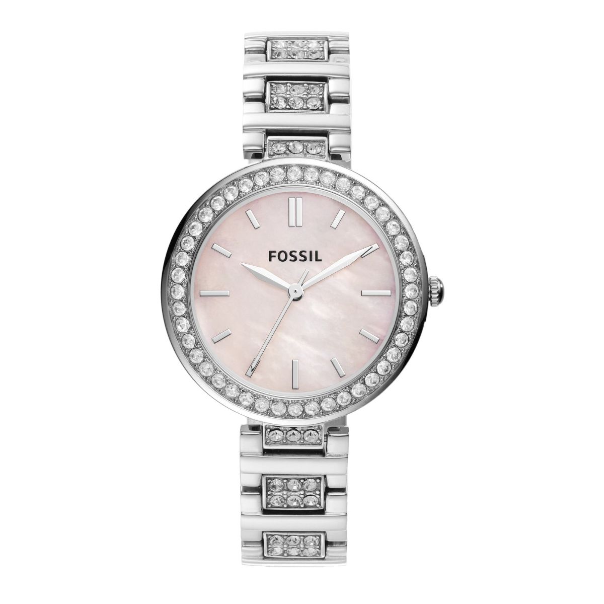 Buy Fossil Karli Silver Strap Casual Watch Bq3182 Online