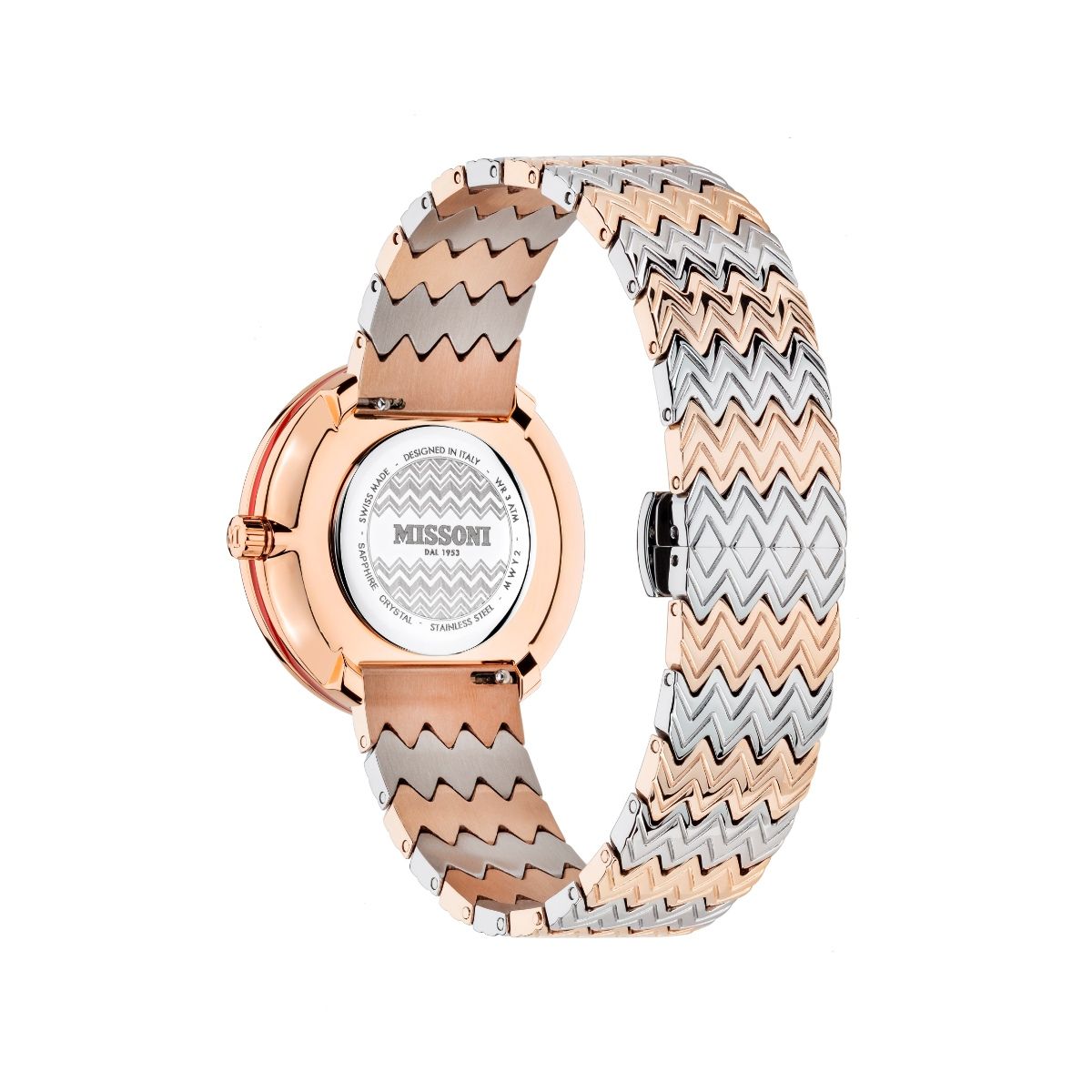 Buy Missoni Watches Analog Rose Gold Dial Women Watch - MWY201421 Online