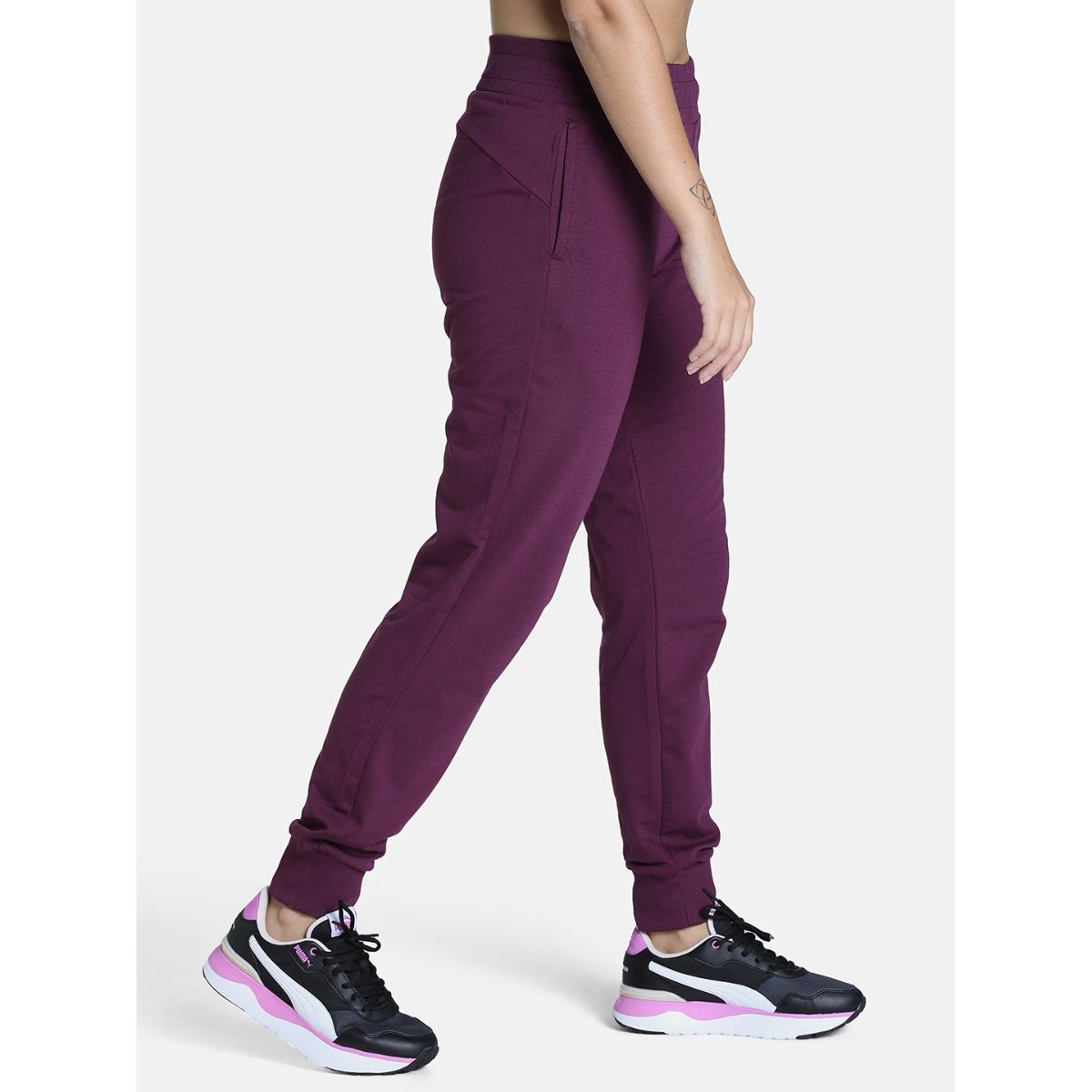 Buy Puma Graphic Iii W Women Purple Sweatpant Online