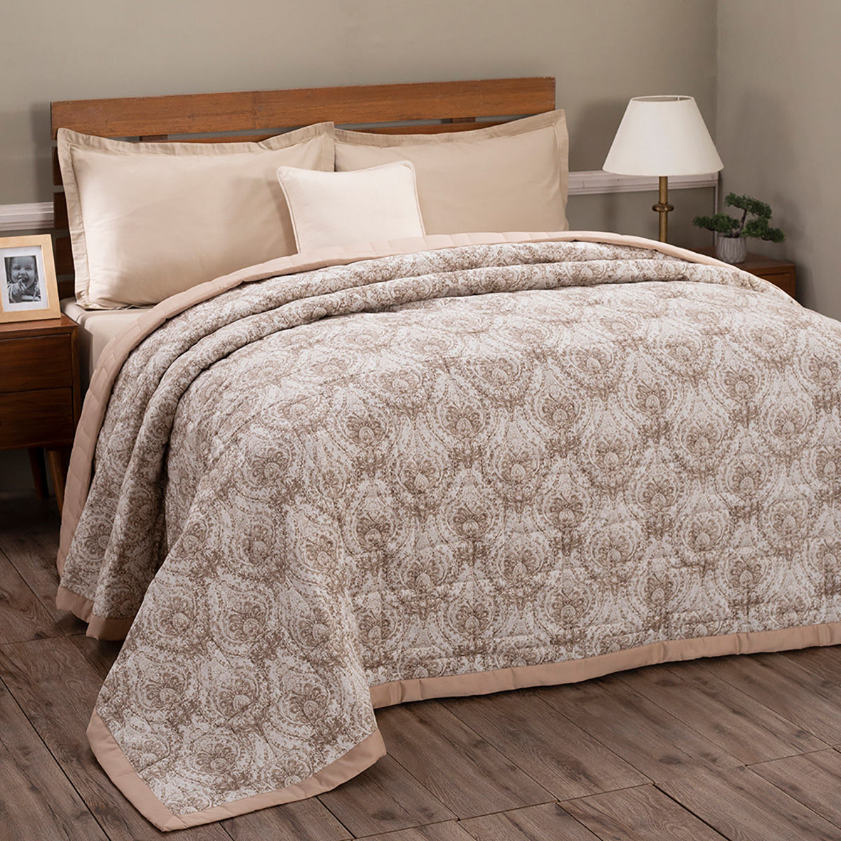 Buy Maspar Vintage Art Nouveau Evan 100 GSM Cotton Quilted Machine ...