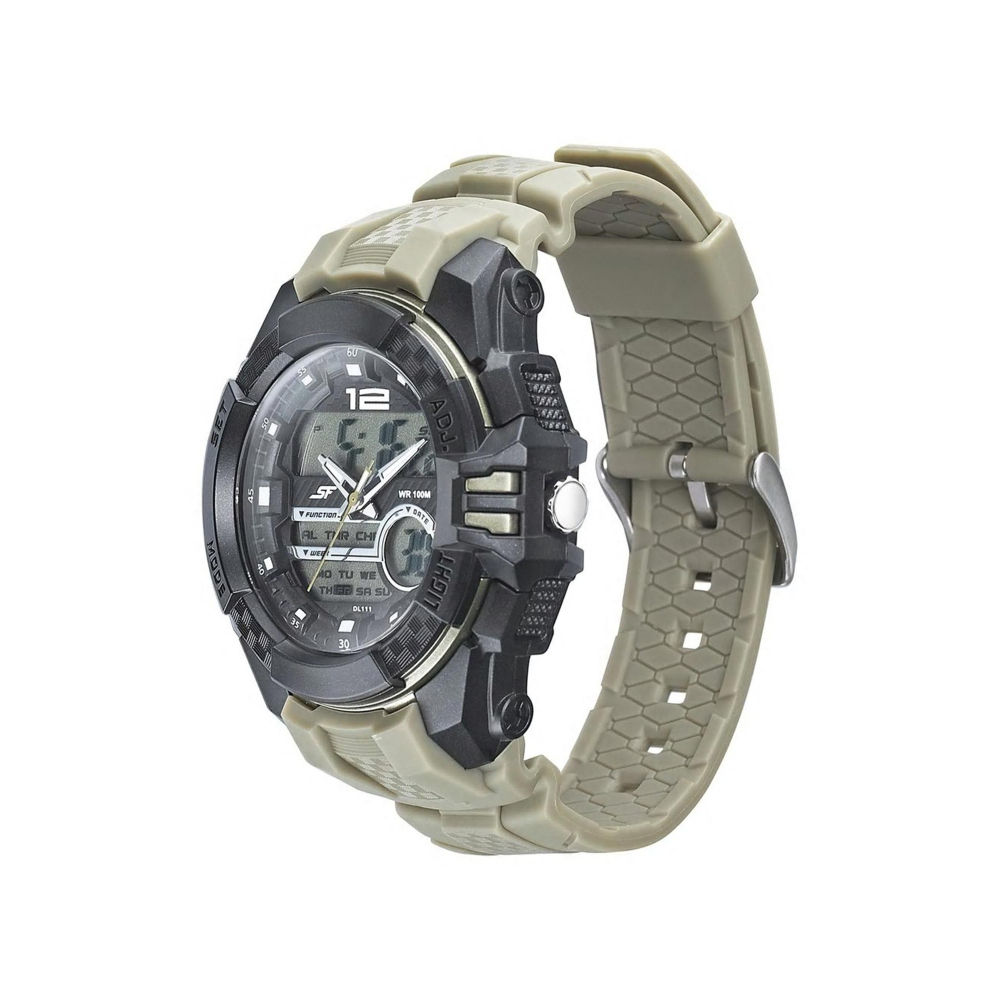 Buy Sonata 77027PP06 Black Dial Analog + Digital Watch For Men ...