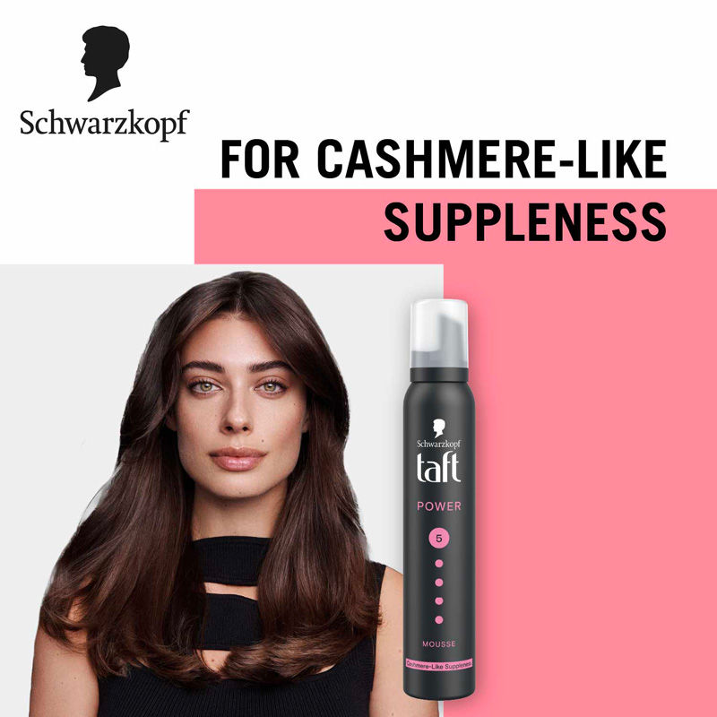 Buy Schwarzkopf TAFT Power Hold 5 Hair Mousse To Controls Frizz, Lasts ...