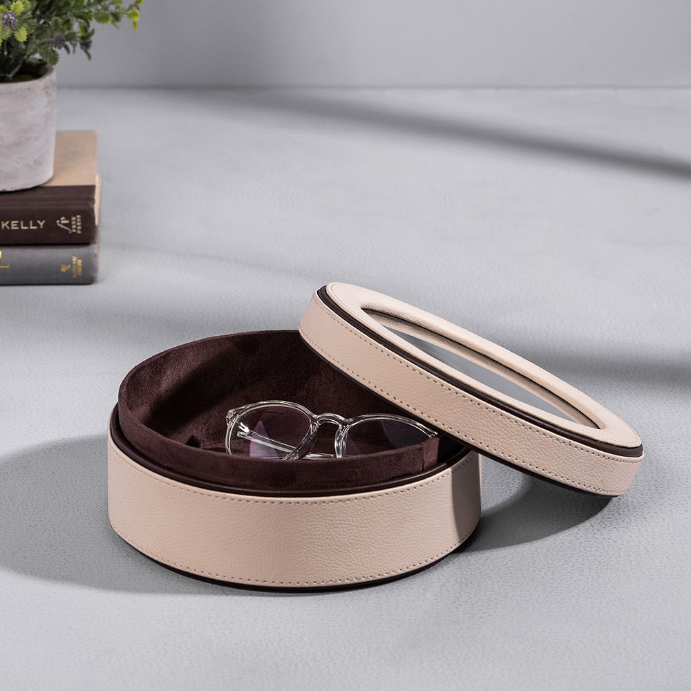 Pure Home + Living Everyday Round Cream Brown Box: Buy Pure Home ...