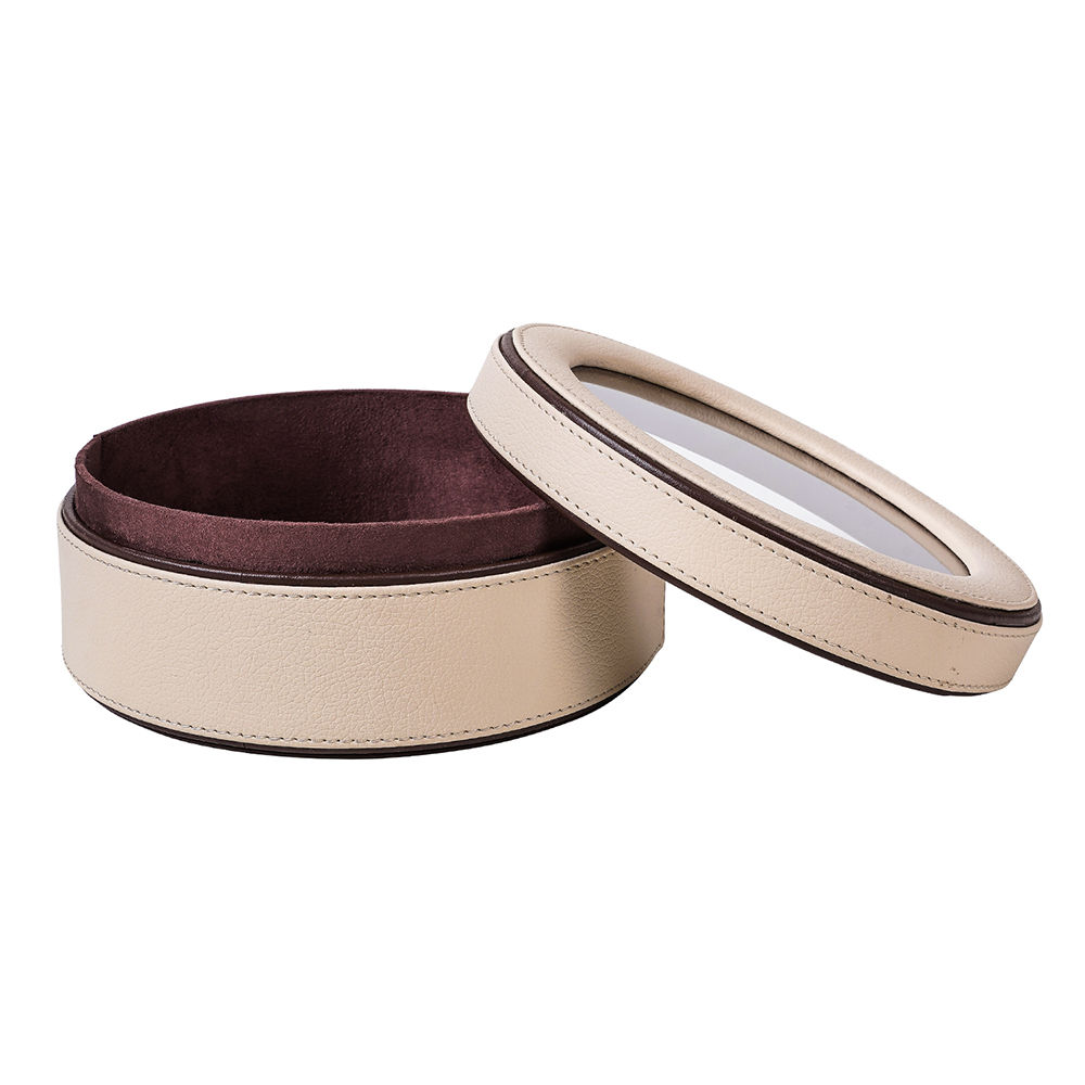 Pure Home + Living Everyday Round Cream Brown Box: Buy Pure Home ...