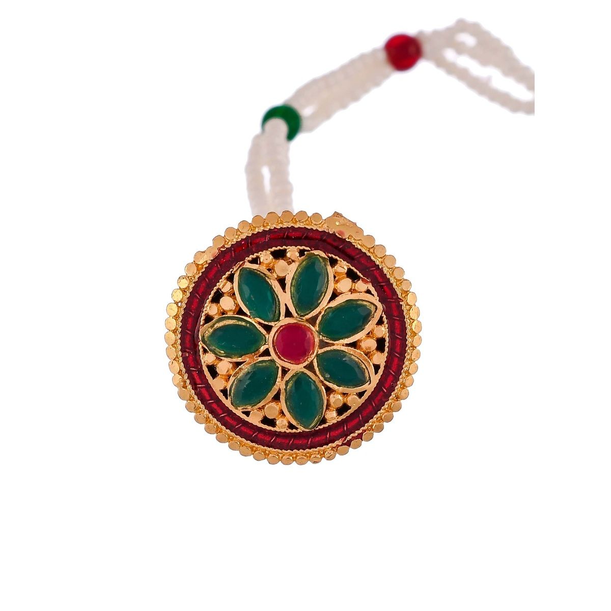 Silvermerc Designs Multicolor Gold plated Borla: Buy Silvermerc Designs ...