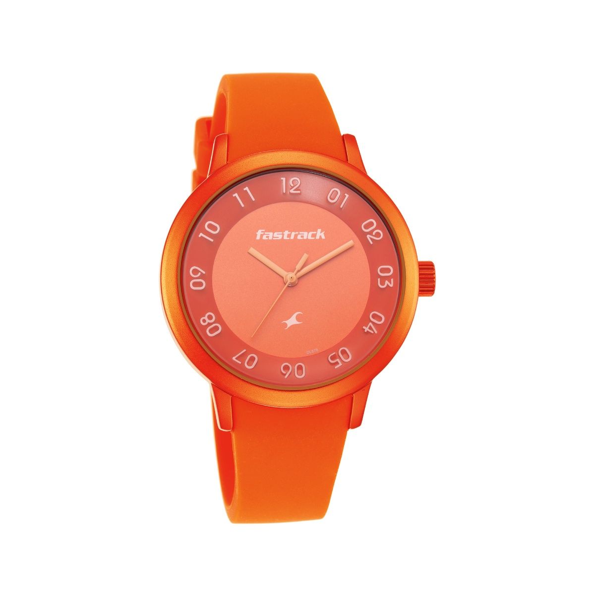 Fastrack Orange Dial Analog Watch for Women (68025AP03): Buy Fastrack ...