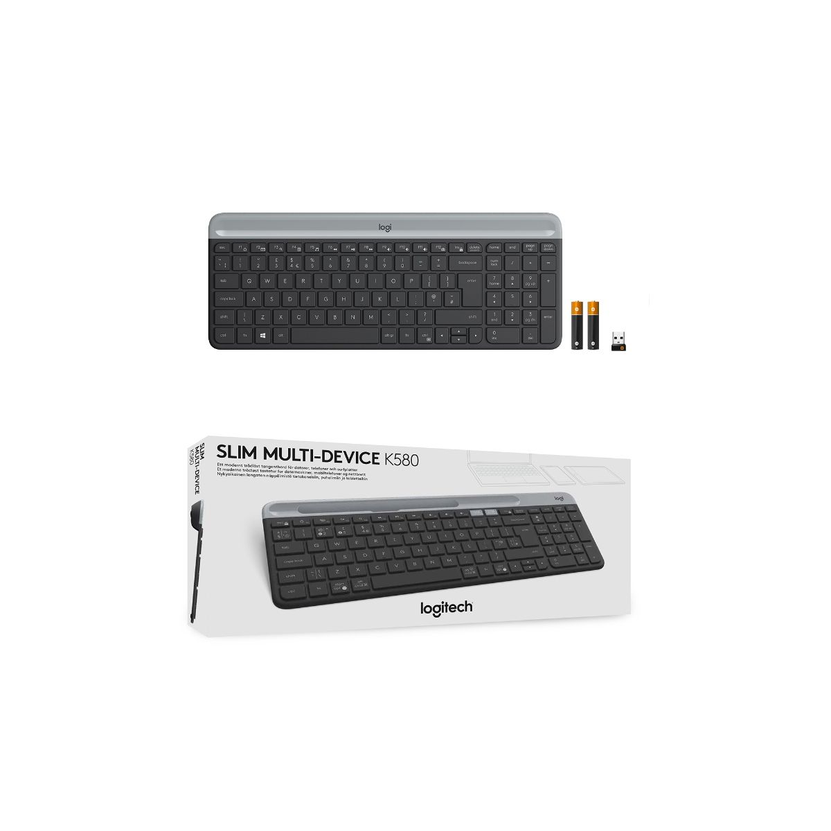 Logitech Slim Multi-Device Wireless Keyboard (K580)-Multi-Color: Buy ... Logitech Slim Multi-Device Wireless Keyboard (K580)-Multi-Color: Buy ...