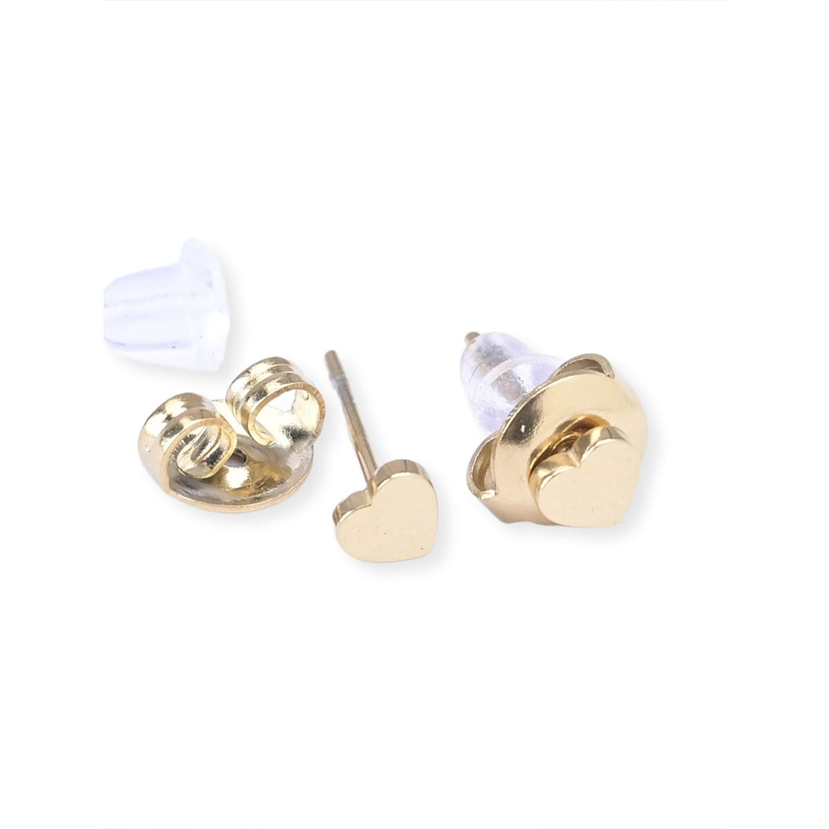 Buy Palmonas 18k Gold Plated Mini Heart Stud Earrings for Women Online