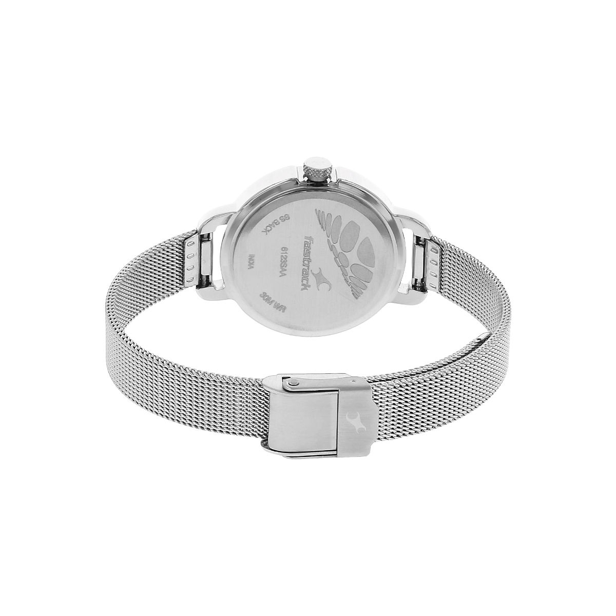 Fastrack Silver Dial Silver Metal Strap Watch: Buy Fastrack Silver Dial ...