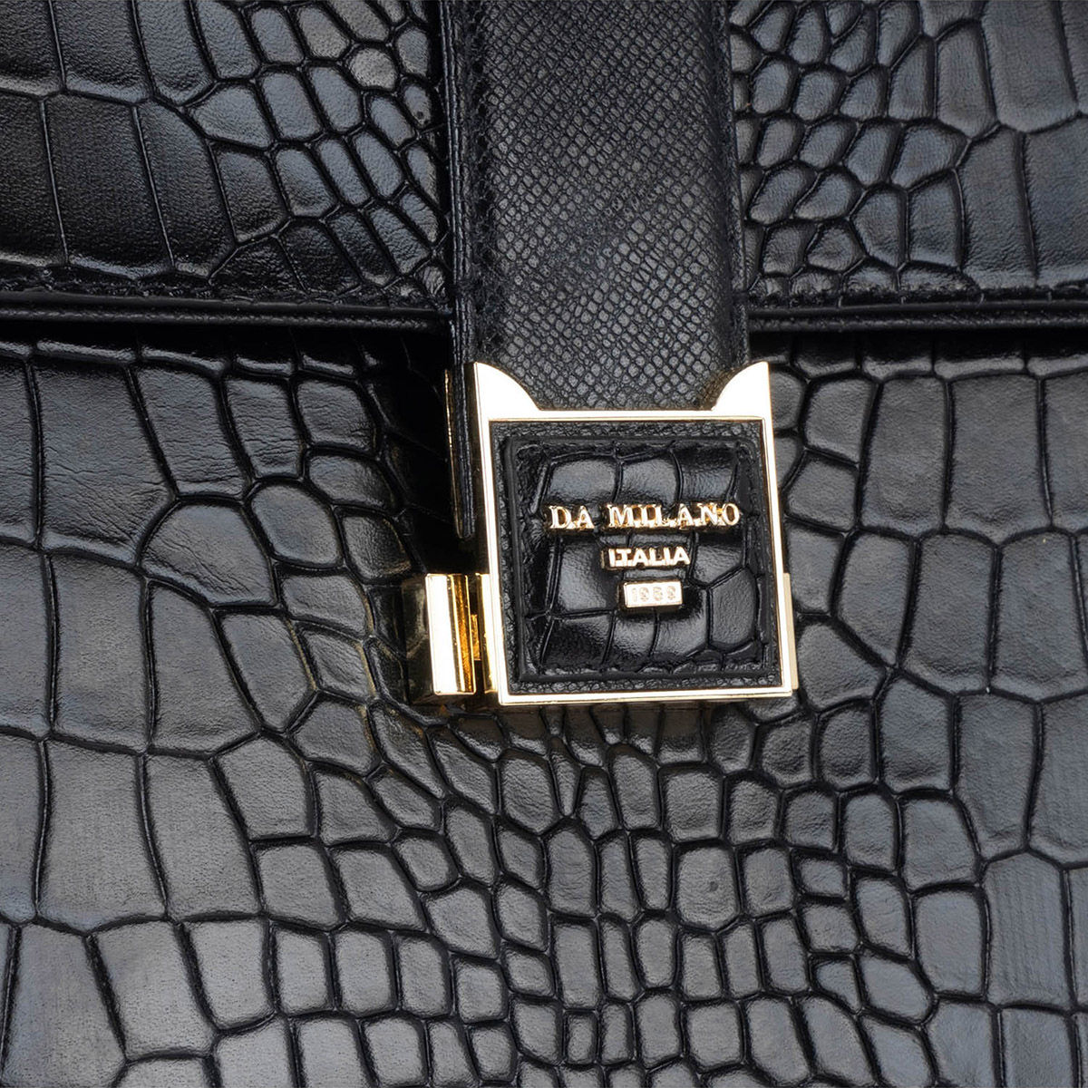 Da Milano Genuine Leather Black Ladies Bags: Buy Da Milano Genuine ...