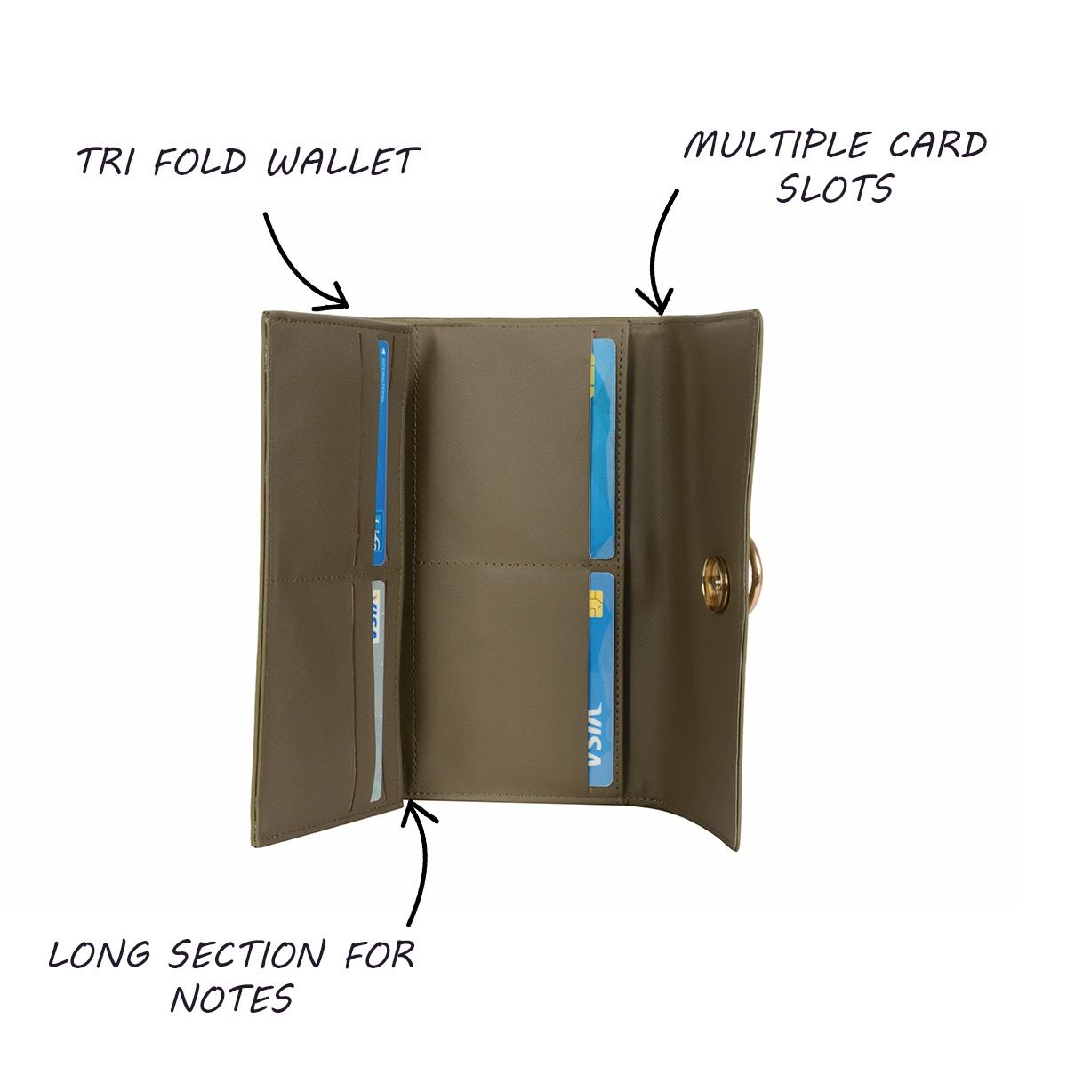 Buy Enoki Women Wallet - Green Online